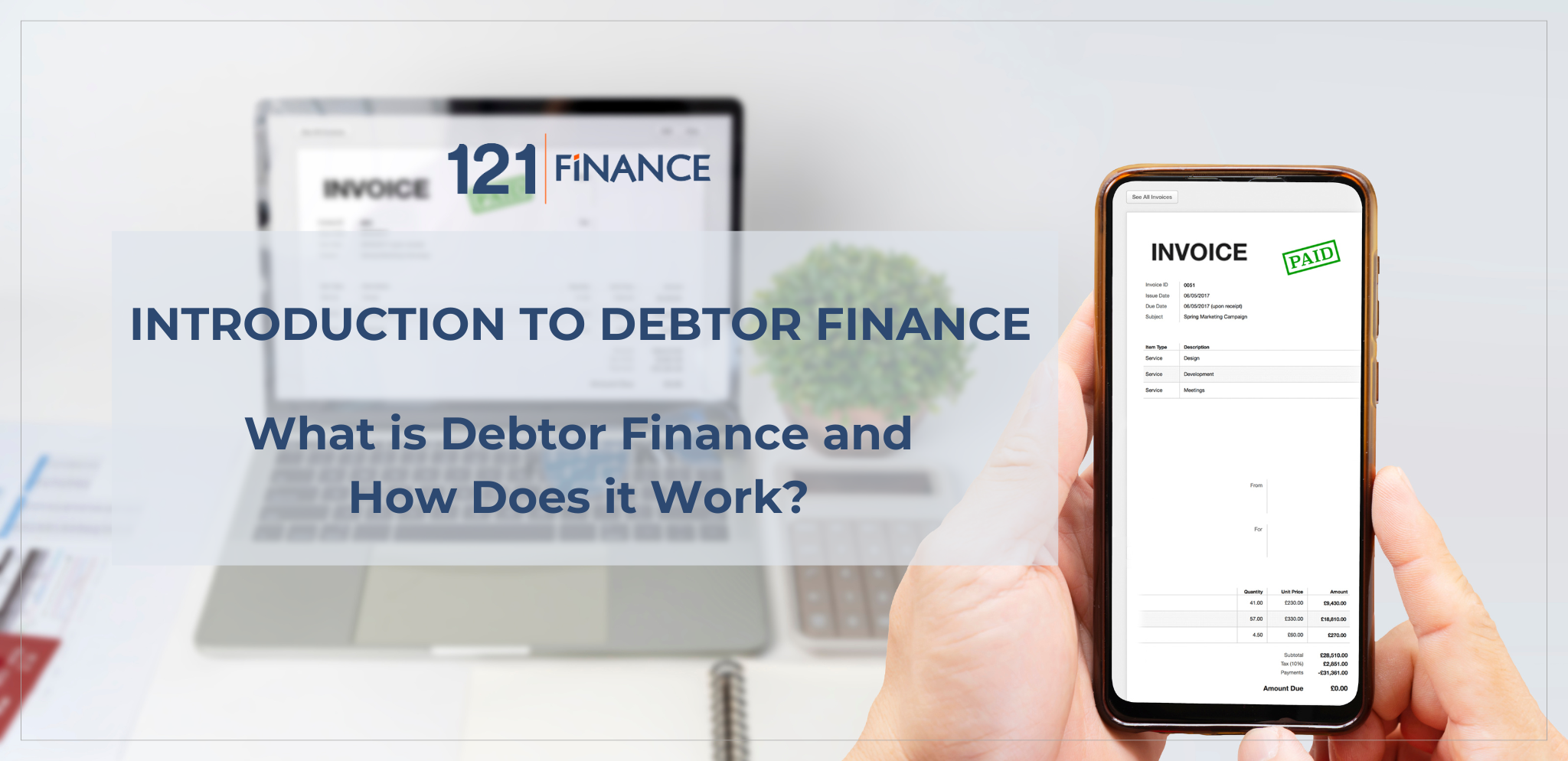 Introduction to Debtor Finance- What is it & how does it works?